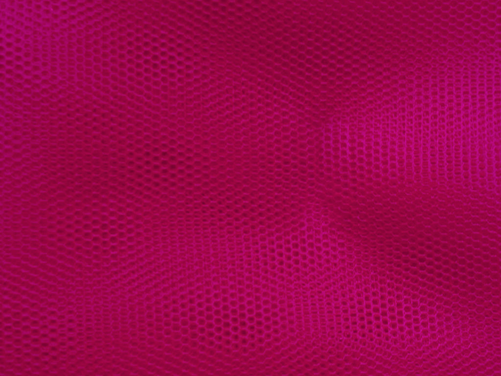 Dark Hot Pink Plain Net Fabric