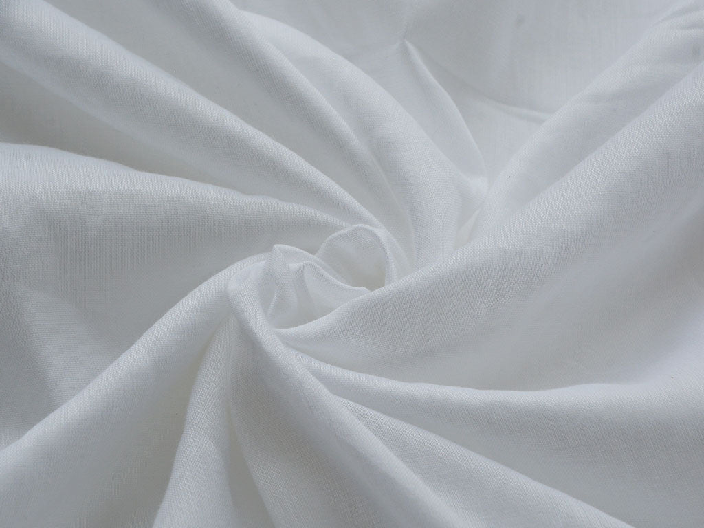 Pure White Dyeable 100% Pure Mul Mul Light Weight Cotton Fabric (Hot ...