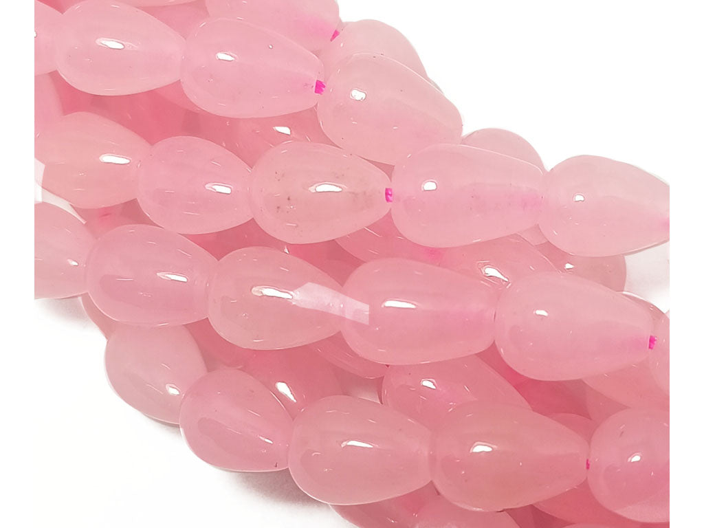 Light Pink Drop Natural Jade Stones