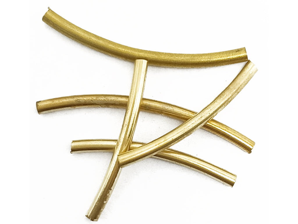 Golden Rounded Metal Beads 30 MM