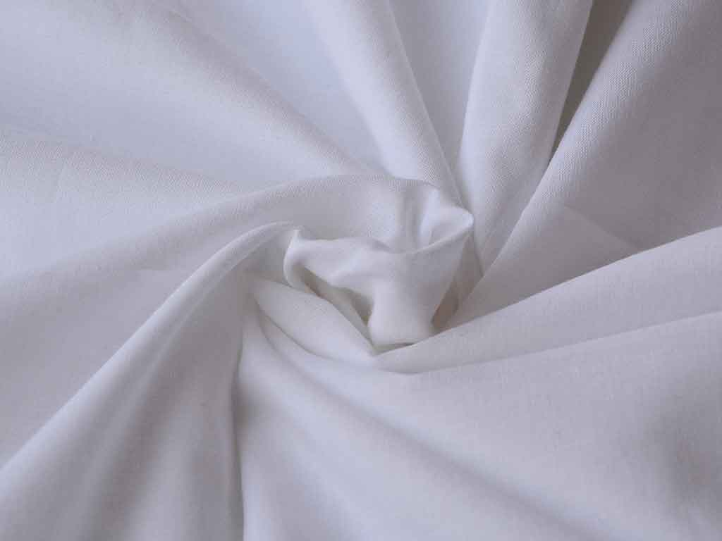 White Plain Dyeable 60*60 Cambric Cotton Fabric