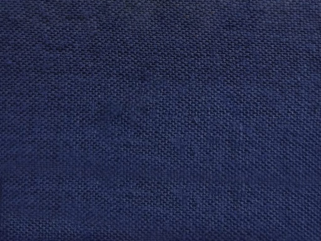 Dark Blue Plain Glazed Cotton Fabric