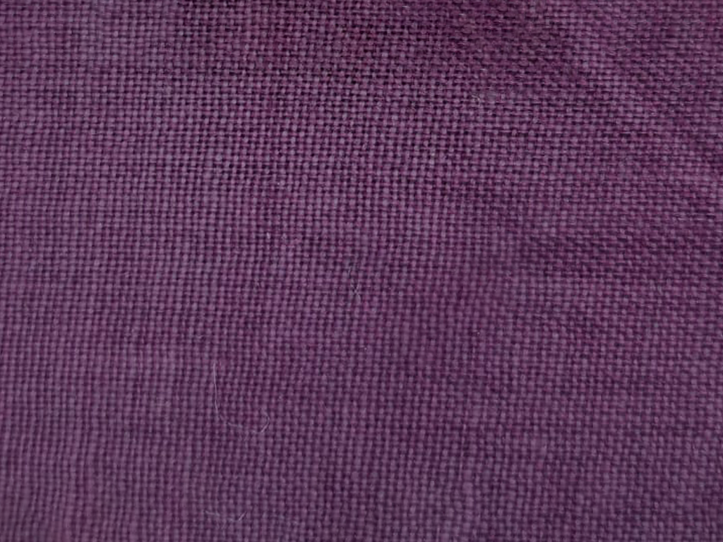 Dark Purple Plain Glazed Cotton Fabric