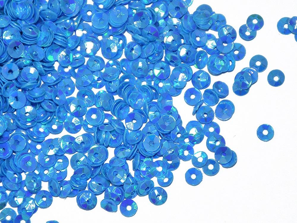 Blue Lustre Bowl Plastic Sequins(Wholesale)