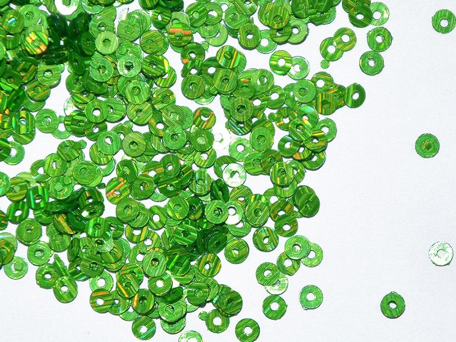 Green Lustre Circular Plastic Sequins(Wholesale)