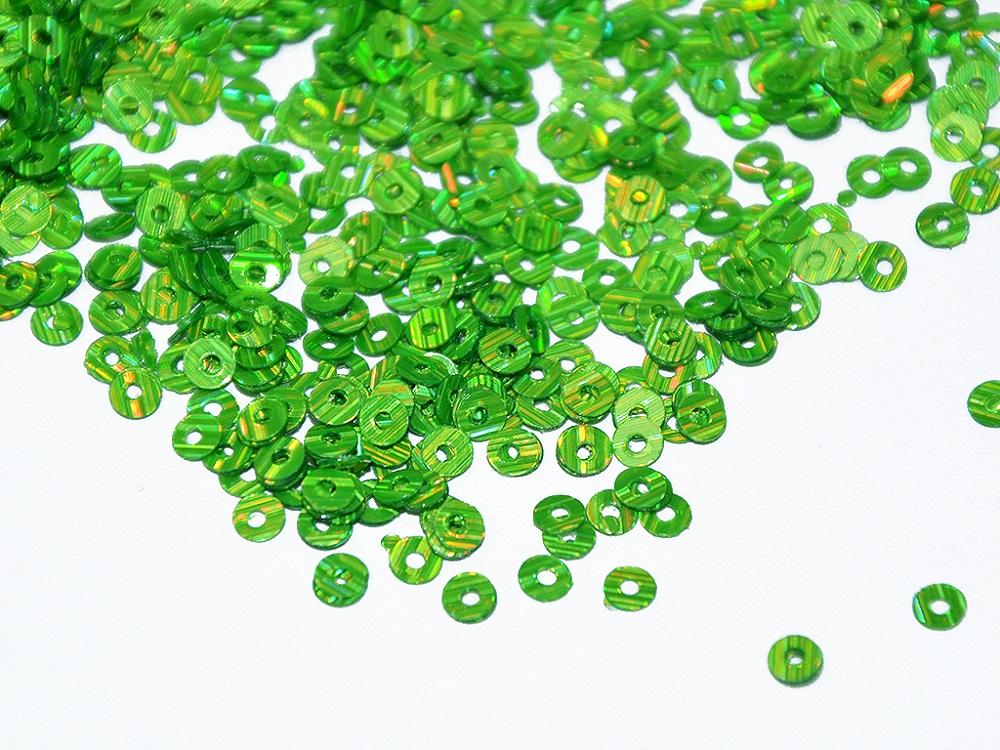 Green Lustre Circular Plastic Sequins(Wholesale)