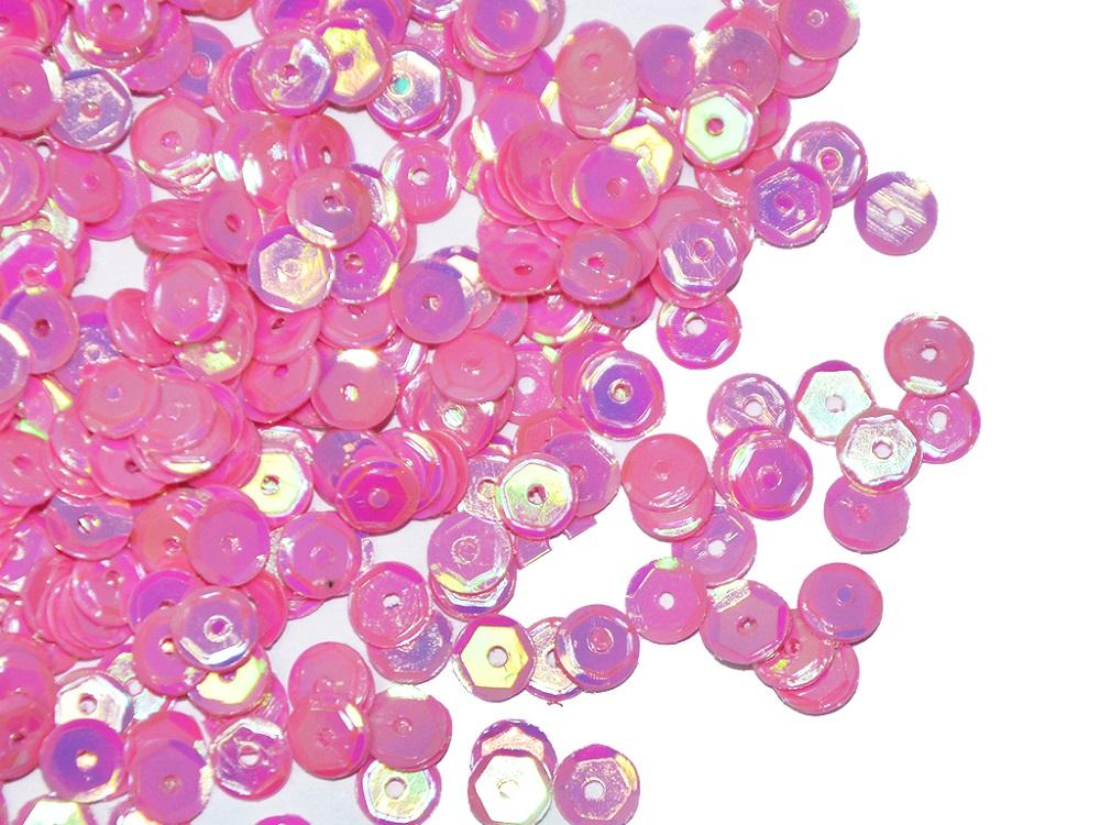 Light Pink Round Circular Plastic Sequins(Wholesale)