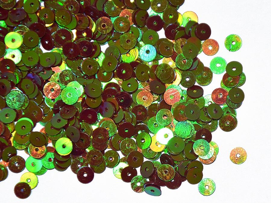 Maroon Rainbow Circular Plastic Sequins(Wholesale)