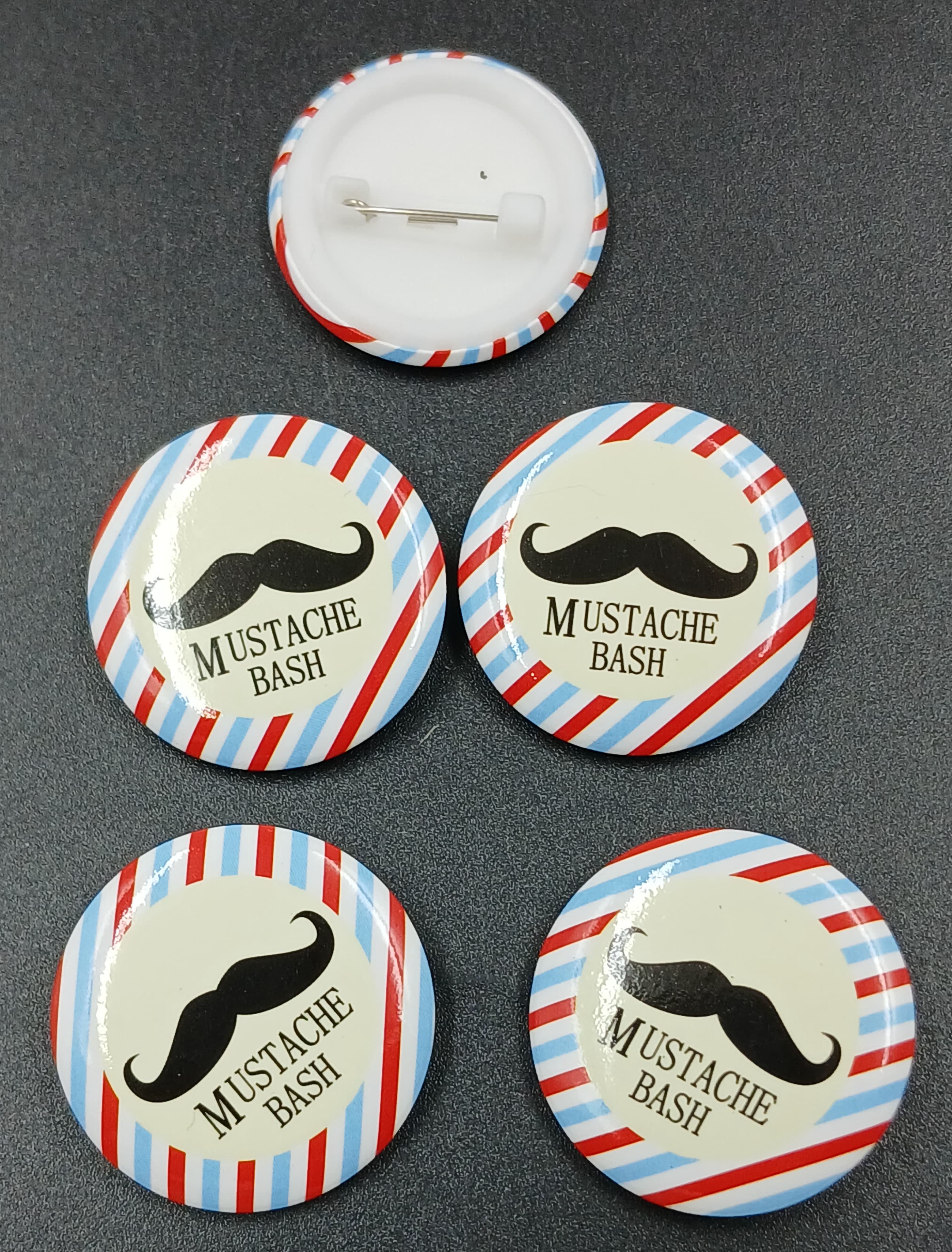 Multi Colour Round Badges