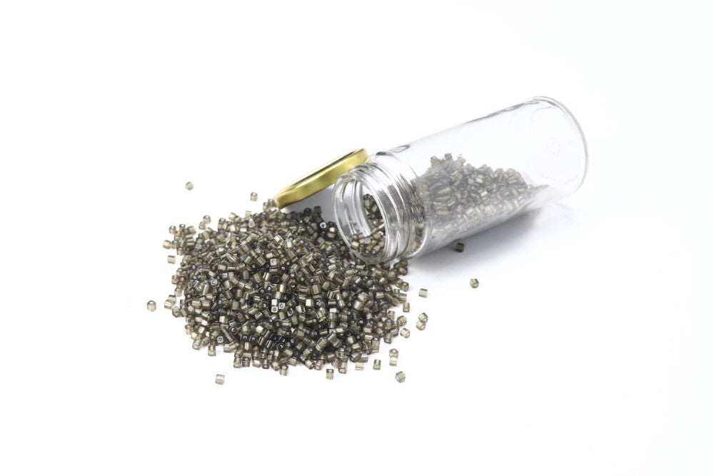 Black Square Czech Glass Bead