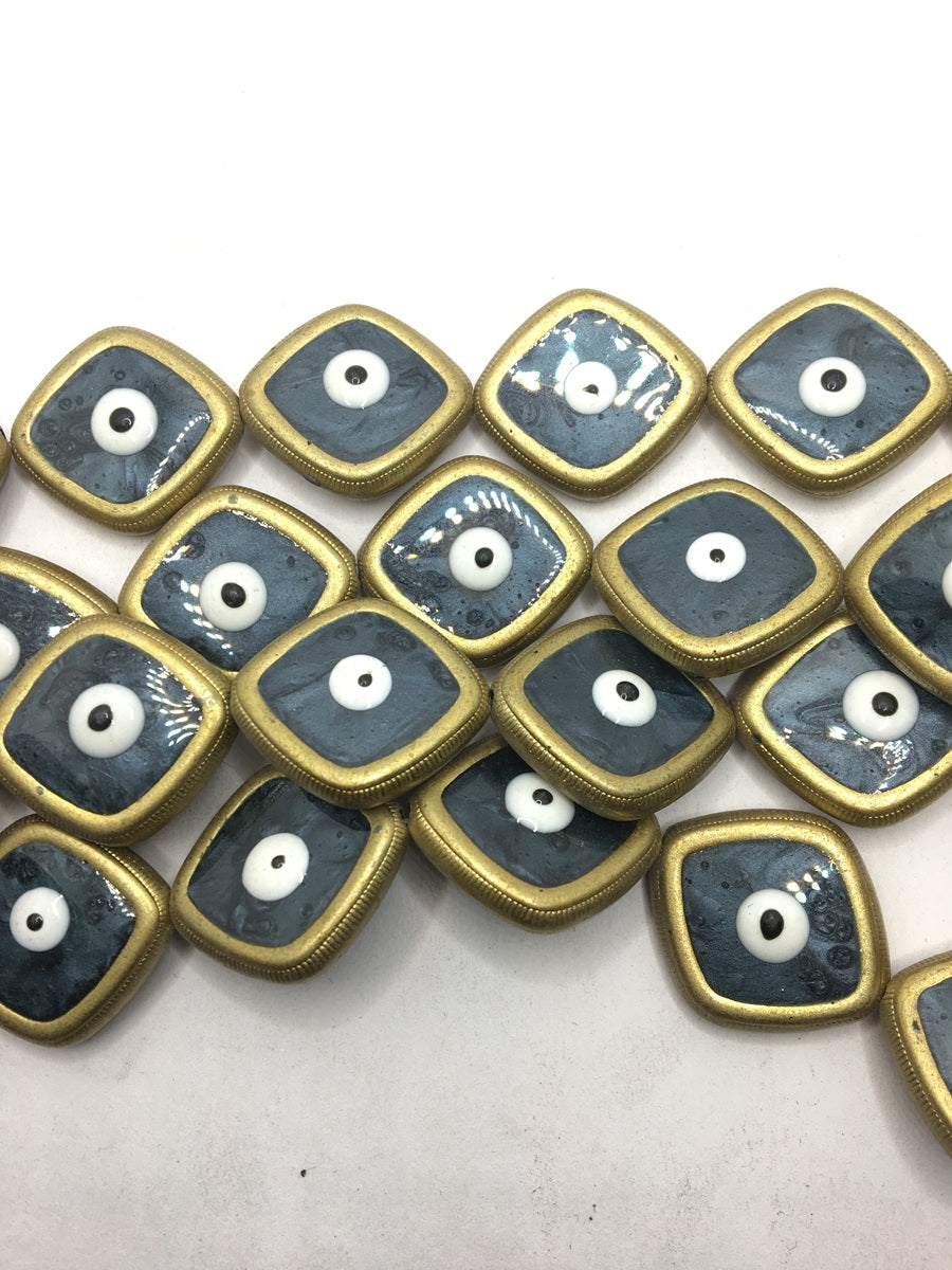 Black Diamond Evil Eye Plastic Bead Strings