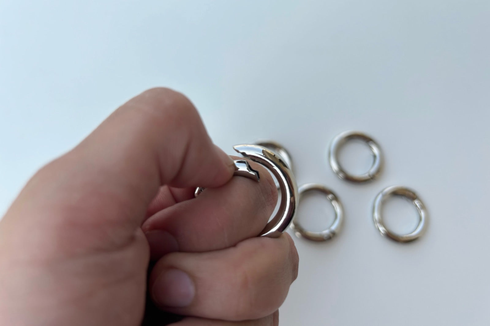 Silver Metallic Spring O Rings