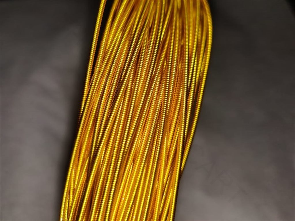 Yellow Gijai Circular Gimp Wire
