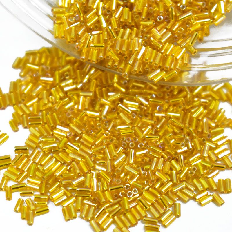 Miyuki Golden Bugle Beads
