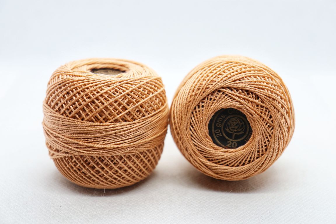 Mustard Yellow Cotton Crochet Thread