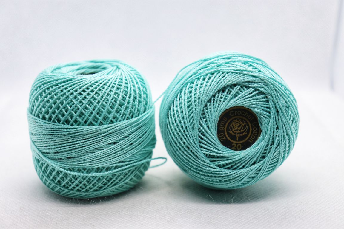 Mint Green Cotton Crochet Thread