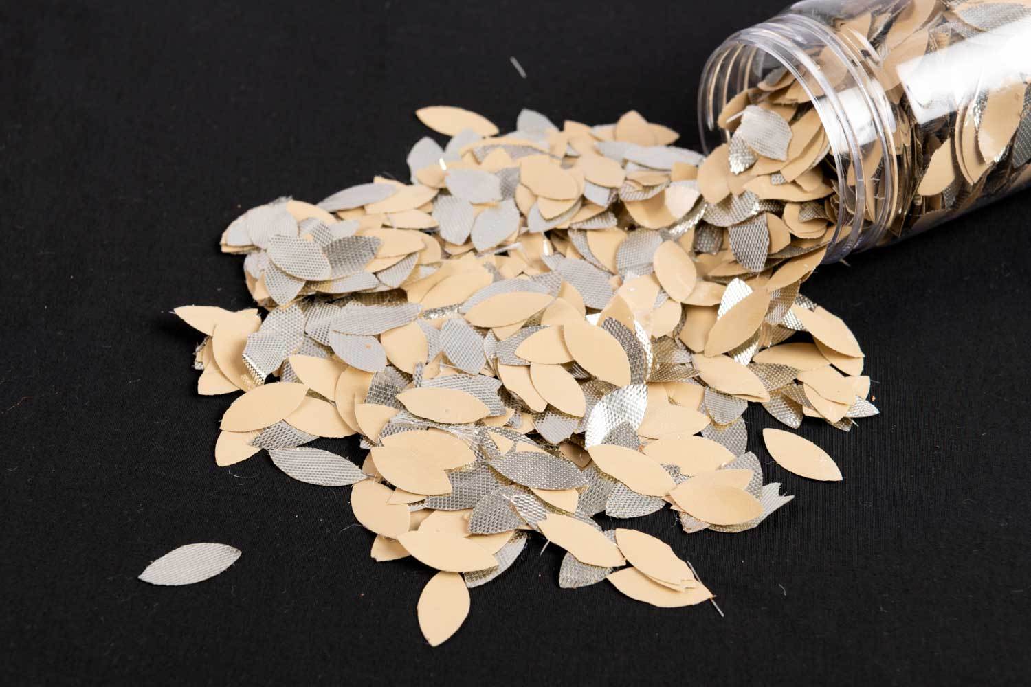 Light Golden Eye Gota Patti Patches