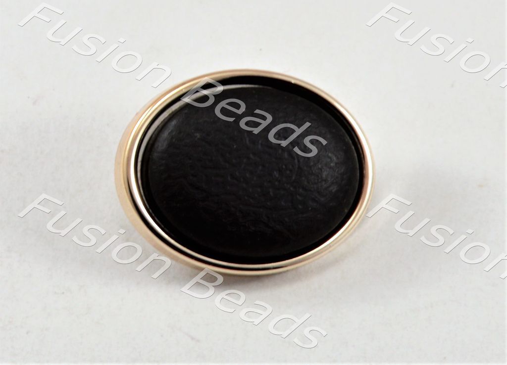 Black Matt Finish Button