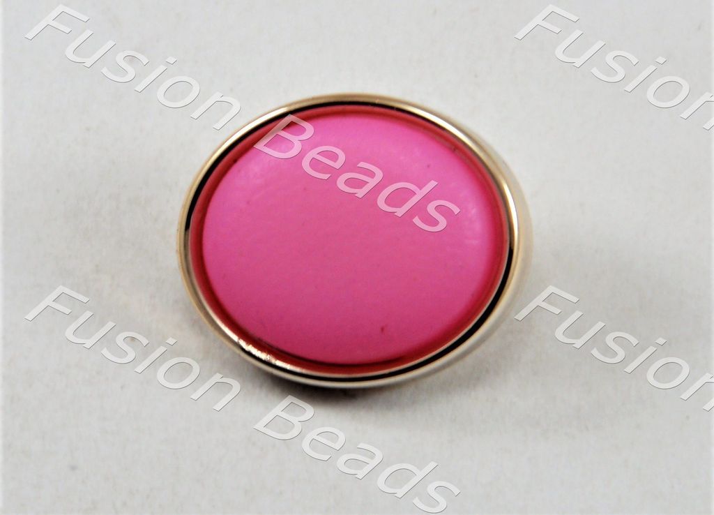 Pink Matt Finish Button