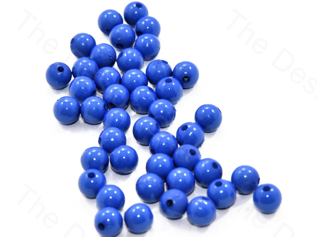 Blue Spherical Acrylic Beads | Plastic Beads