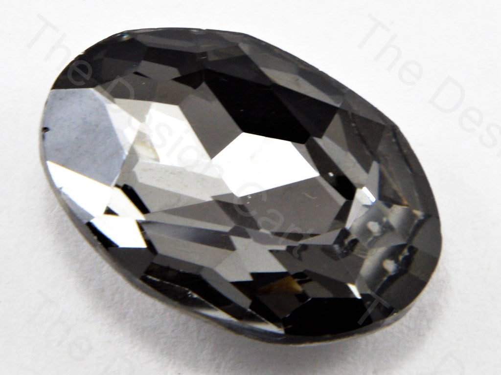 Gray Oval Shaped Glass Stones