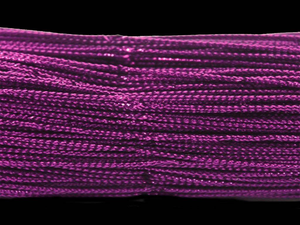 Dark Purple Metallic Braided Zari Threads