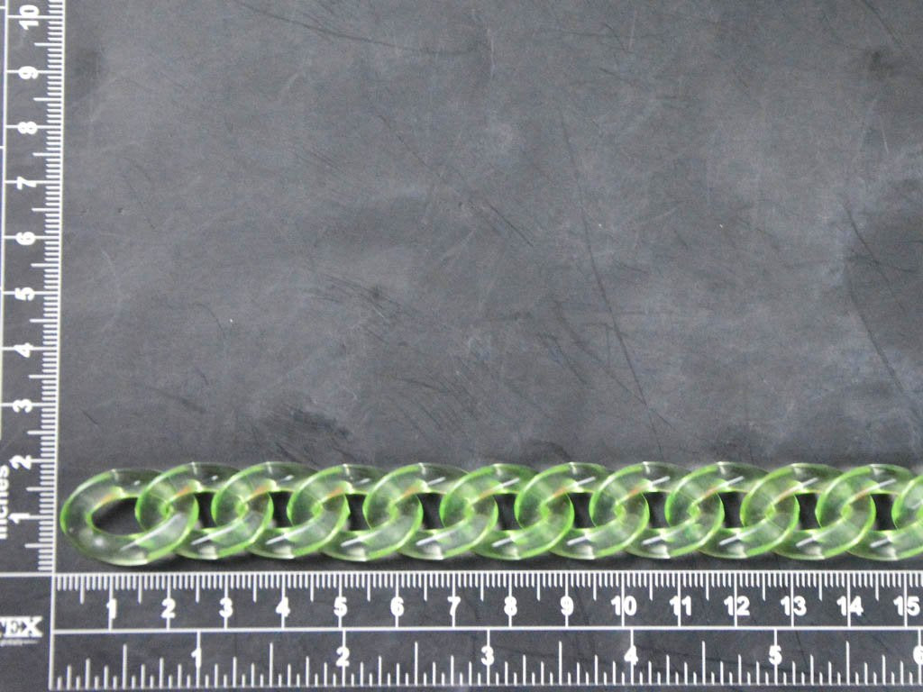 Light Green Circular Acrylic Chains