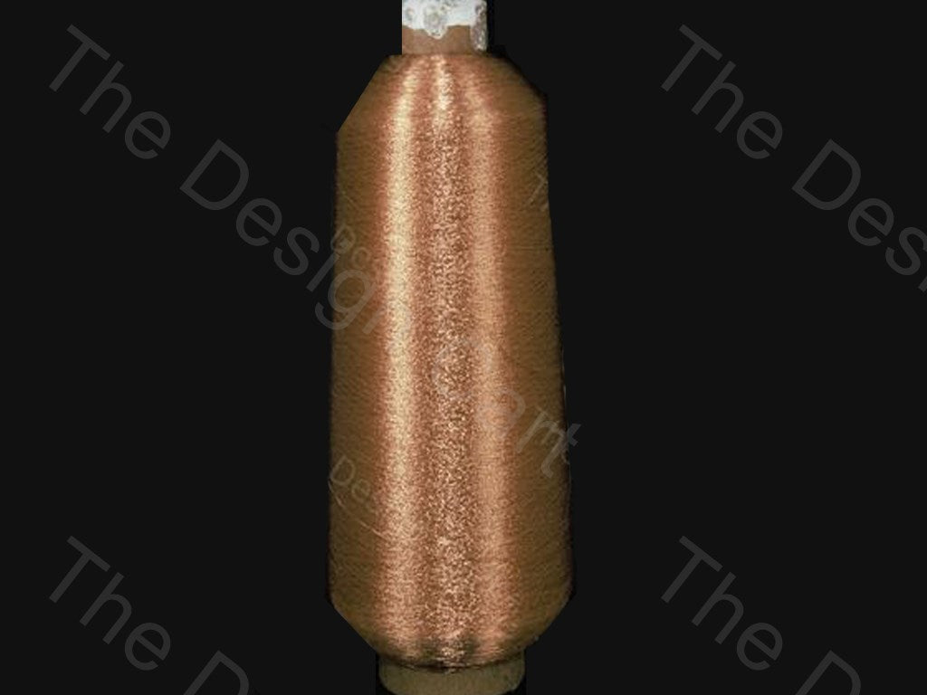 Copper Zari Thread Cone (Metallic Yarn)