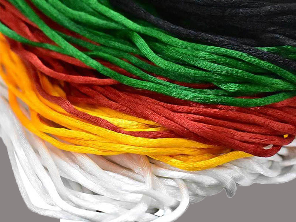 Multicolour Combo Satin Cord / Malai Dori Threads