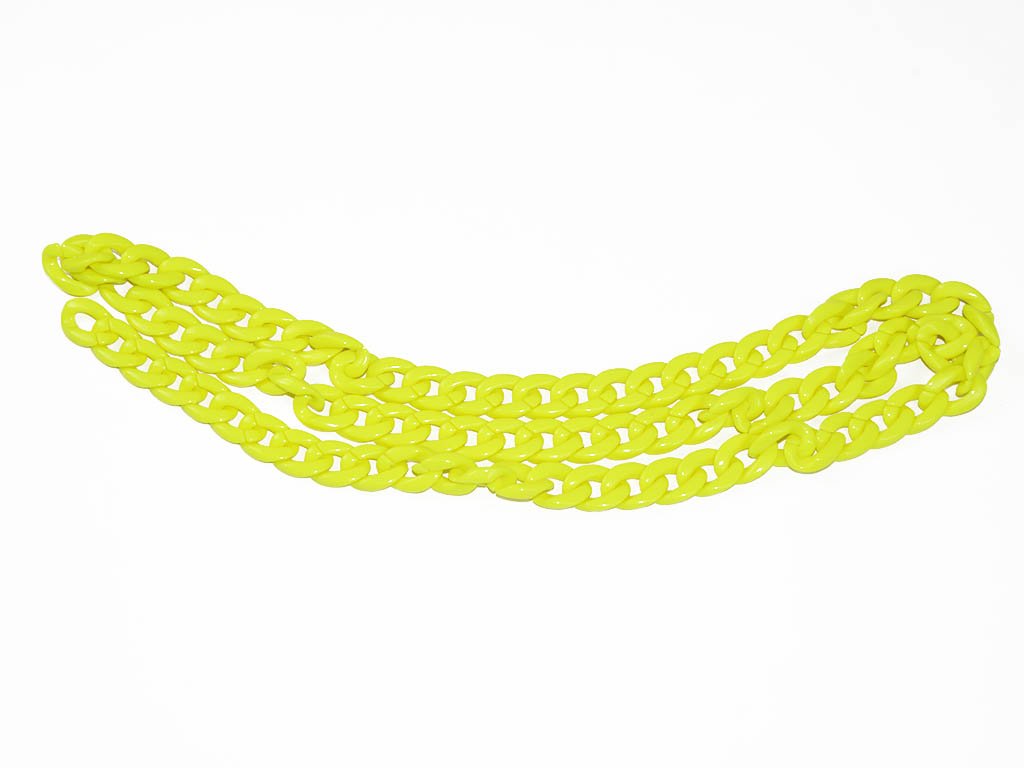 Neon Green Circular Acrylic Chains