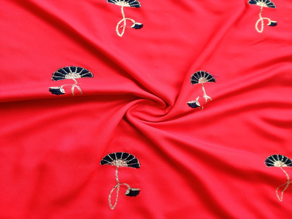 red-rayon-fabric-with-black-golden-floral-embroidery-all-over