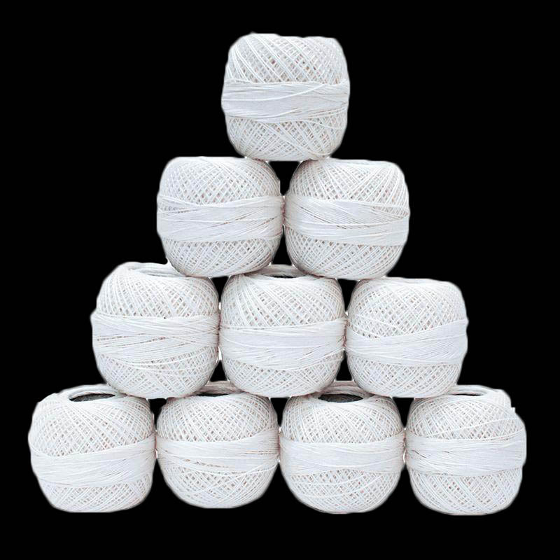 White Crochet Cotton Threads