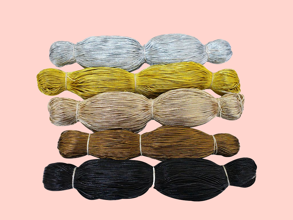 Metallic Braided Zari Threads Combo
