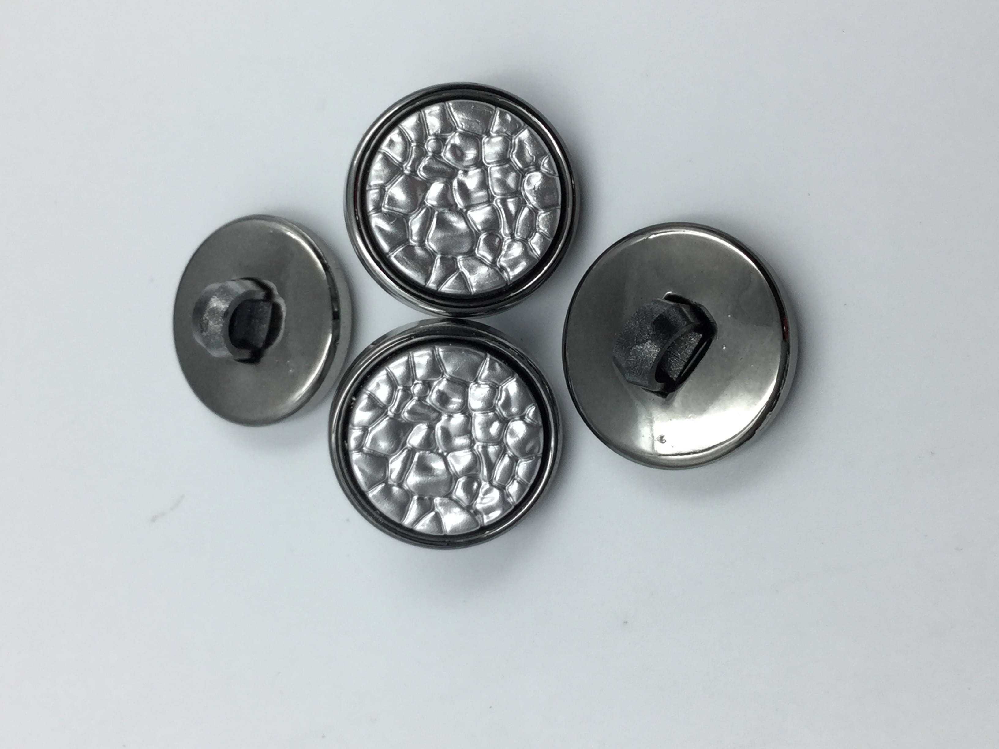 Silver Unique designed downhole suit/coat/blazer button