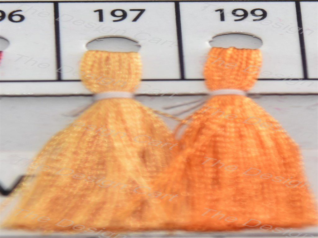 Cream Colour Set 3 Silk Embroidery Threads