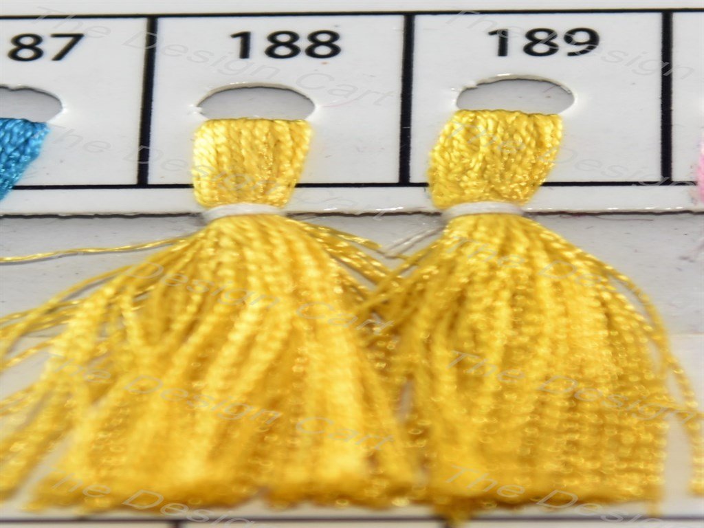 Golden Colour Set 3 Silk Embroidery Threads